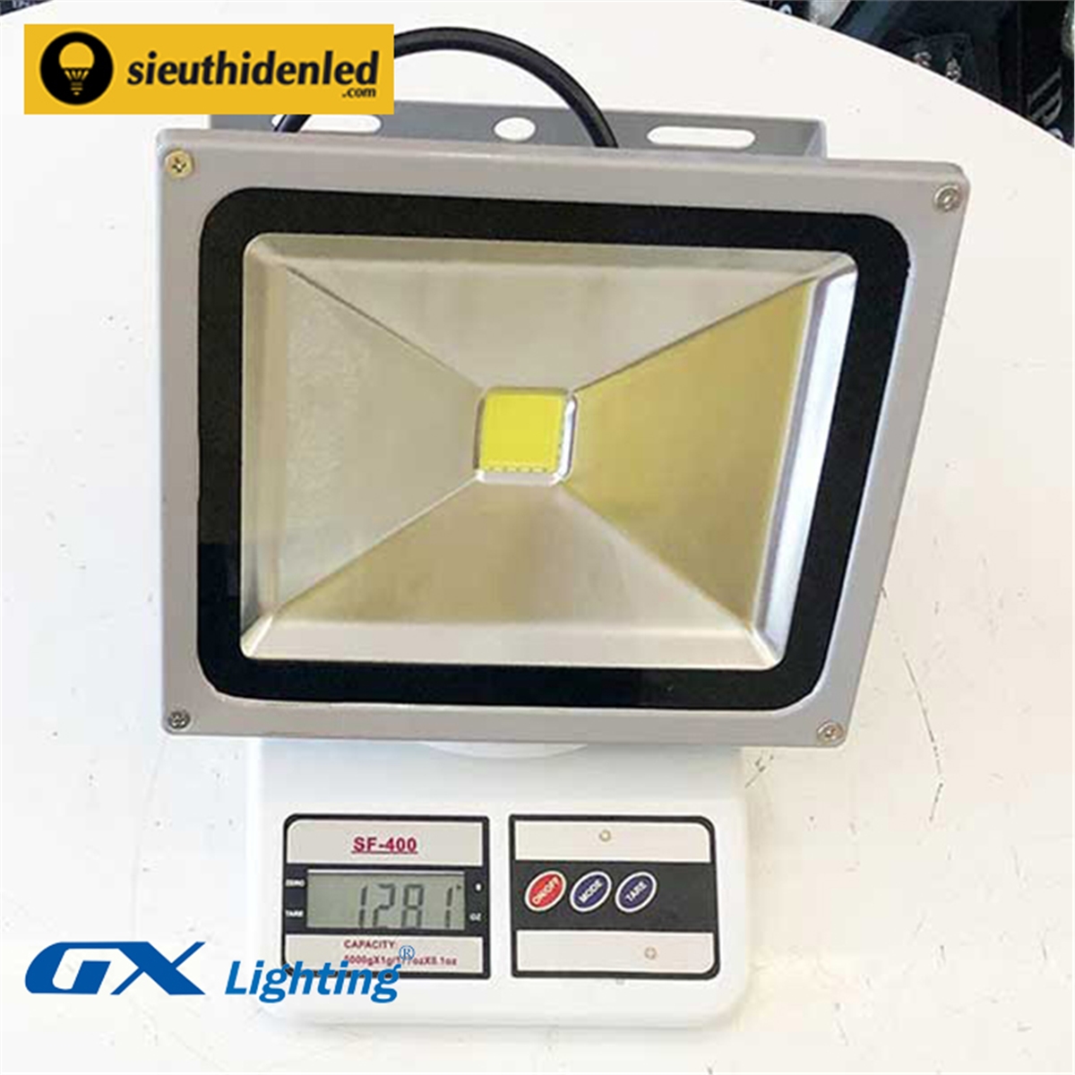 Đèn led pha rọi xám 50W GX Lighting GX-DPR050